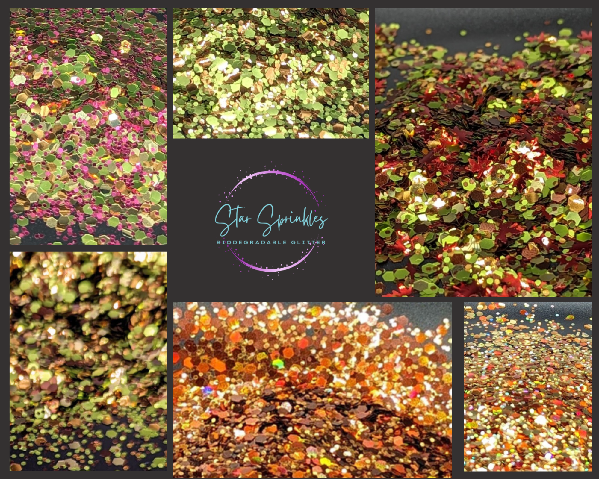 Fall Collection – Star Sprinkles Biodegradable Glitter