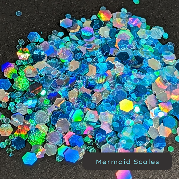 Biodegradable Glitter - Mermaid Scales - Turquoise – Star Sprinkles ...